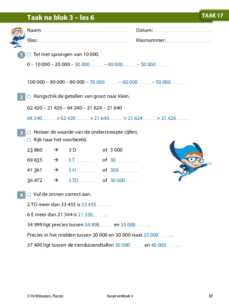 Invulbaar Online Taak na blok 3 les 6 Faxnummer Email Afdrukken - pdfFiller