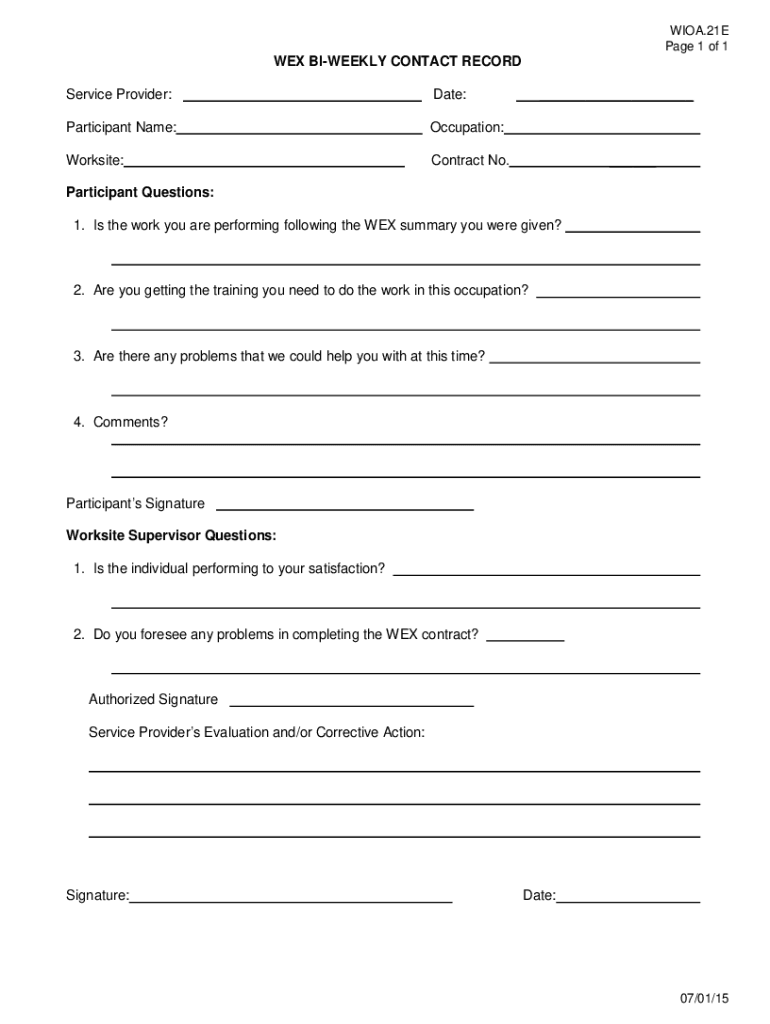 Fillable Online wsd dli mt WIOA Title I-B Adult and Dislocated Worker ...