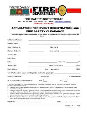 Fillable Online bvm gov Department of Fire Protection Engineering Fax ...