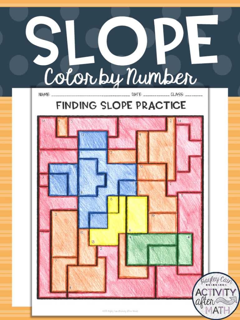 Fillable Online Finding slope between two points worksheet Fax Email ...