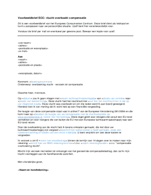 Invulbaar Online Voorbeeldbrief ingebrekestelling - Het Juridisch Loket ...