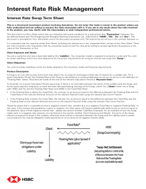 Fillable Online Interest Rate Swap Definition: Types and Real World ...