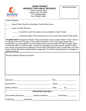 Fillable Online Morongo Basin Transit Authority Request for Public ...