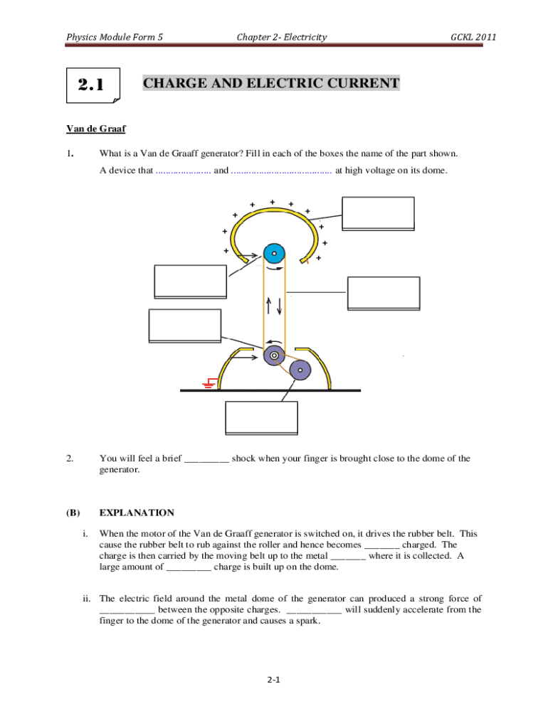 Fillable Online Physics Module Form 5Chapter 3 - ElectromagnetismGCKL ...