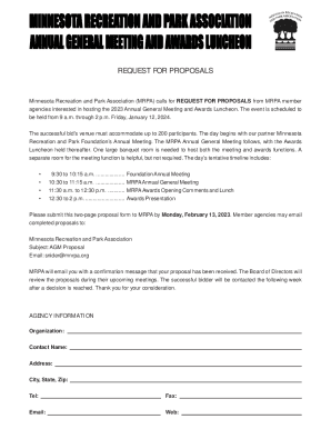 Fillable Online AGM Request for Proposals - January 2024.pmd Fax Email ...