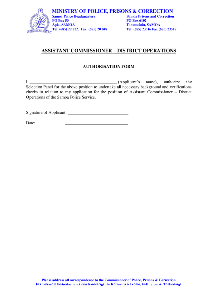 Fillable Online PoliceDepartment of Corrections Fax Email Print - pdfFiller