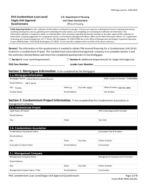 Fillable Online Supporting Statement - A (3) - OMB 2502-0610 - OMB ...