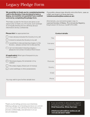 Fillable Online Bequest Language for a Gift In Your WillUNICEF USA Fax ...
