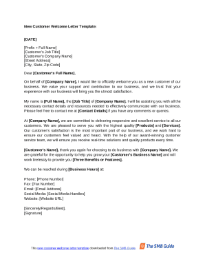 How To Write a Welcome Letter With Template and Example Doc Template ...