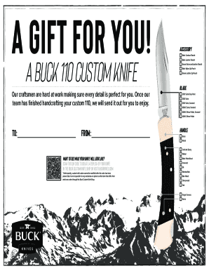 Fillable Online Buck Knives - We just dropped a limited factory run of... Fax Email Print ...