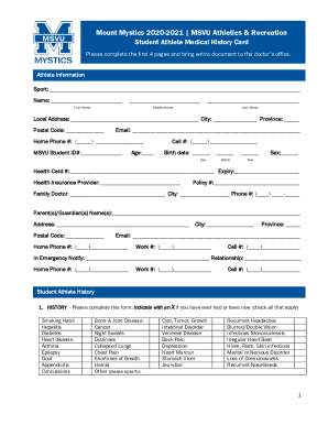 Fillable Online TEST MSVU Varsity Medical Forms-2018-2019docx.docx Fax ...
