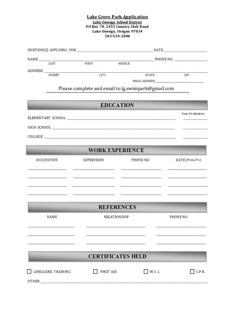 Fillable Online Lake Oswego School District :: Schools Guide - The Oregonian Fax Email Print ...