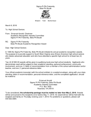 Fillable Online SIGMA PI PHI FRATERNITY - Roanoke County Public Schools ...