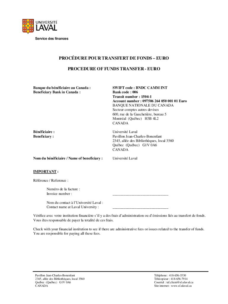 Remplissable En Ligne National Bank of Canada SWIFT codes in Canada ...