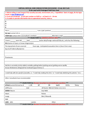 Fillable Online The Virtual Critical Care Consultation (VC3) Service ...
