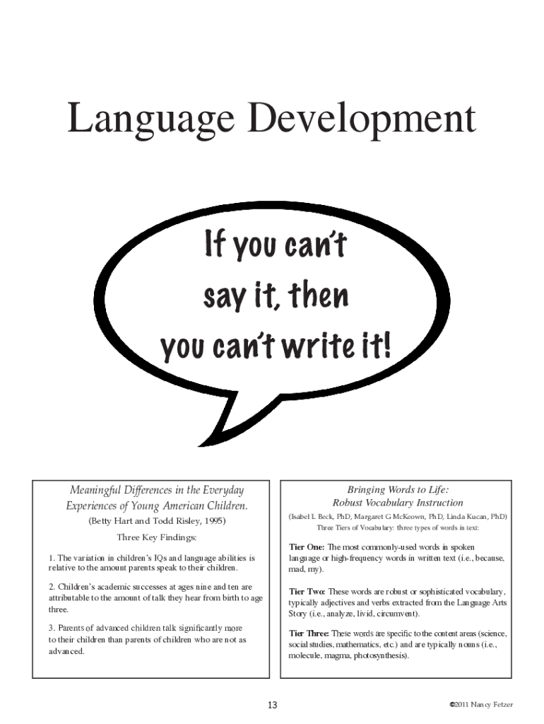 Fillable Online Bringing Words to Life: Robust Vocabulary Instruction ...