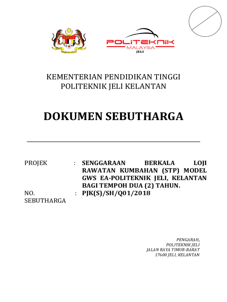 Fillable Online RAWATAN KUMBAHAN (STP) MODEL Fax Email Print - pdfFiller