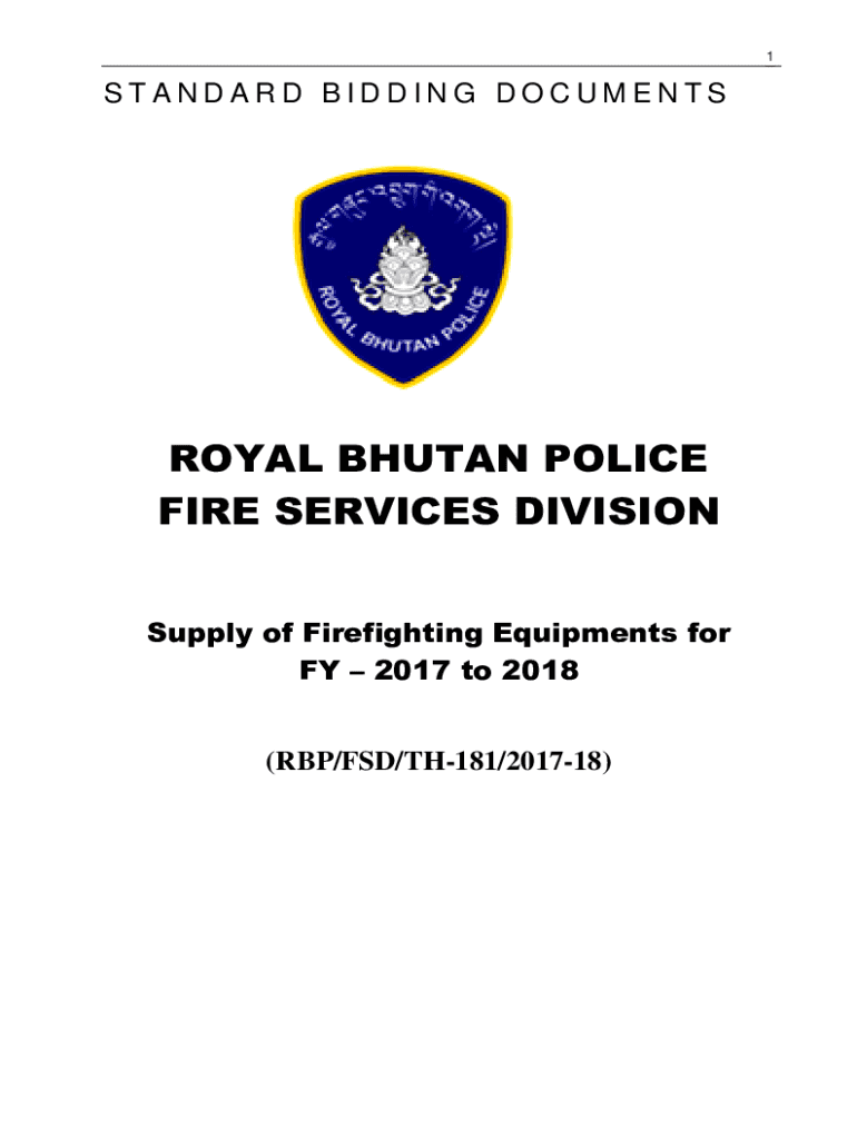 Fillable Online PROCUREMENT OF FIRE FIGHTING VEHICLES FOR TABLE ... Fax ...