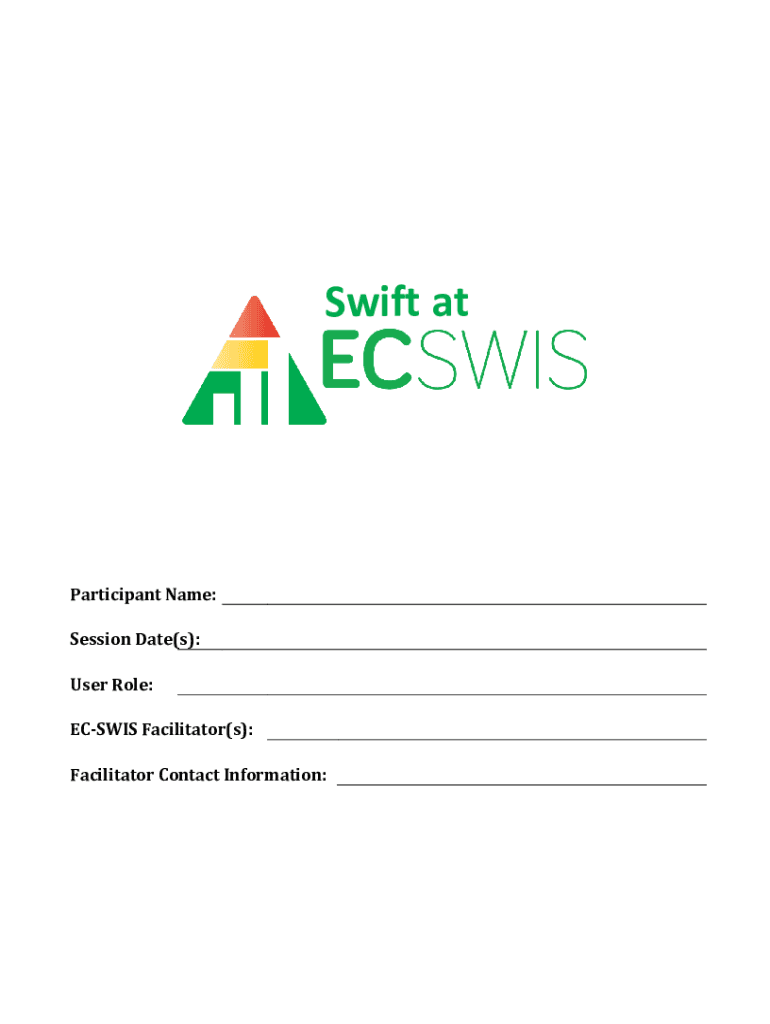 Fillable Online Facilitator Life: Training and Supporting New SWIS ...