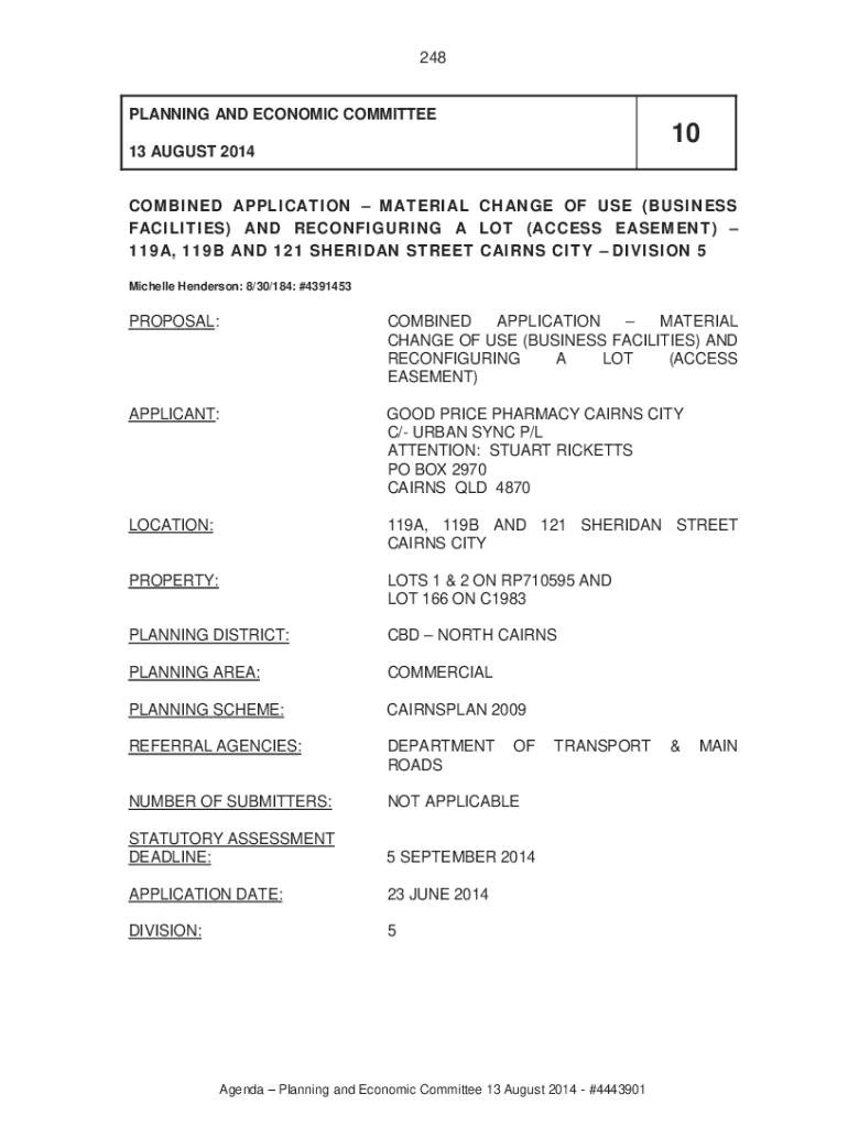 Fillable Online Reconfiguring a lotCity of Gold Coast Fax Email Print ...