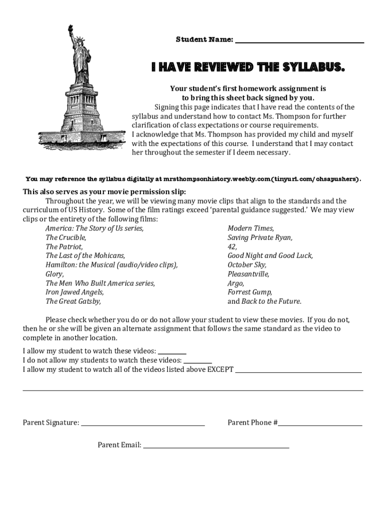 Fillable Online How to get students to read your syllabus - University Affairs Fax Email Print ...