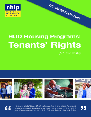 Fillable Online HUD Housing Programs: Tenants' Rights (The Green Book ...