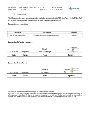 Fillable Online FCC and IC Regulatory Statements Fax Email Print ...