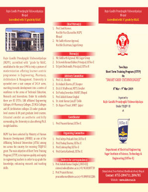 Fillable Online STTP Brochure EE Deptt..cdr Fax Email Print - pdfFiller