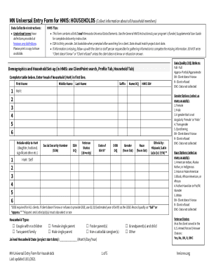 Fillable Online Forms and Instructions - Minnesota's HMIS Fax Email ...