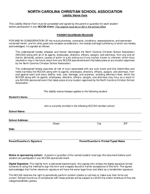 Fillable Online Athlete & Parent/Guardian Contract Fax Email Print ...