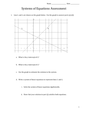 Fillable Online Graphing Systems of Linear Equations Fax Email Print ...