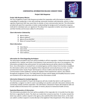 Fillable Online CONFIDENTIAL INFORMATION RELEASE CONSENT FORM ... Fax ...