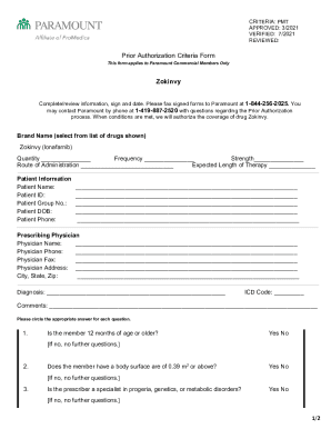 Fillable Online Prior Authorization Request Form - P3 Health Partners ...