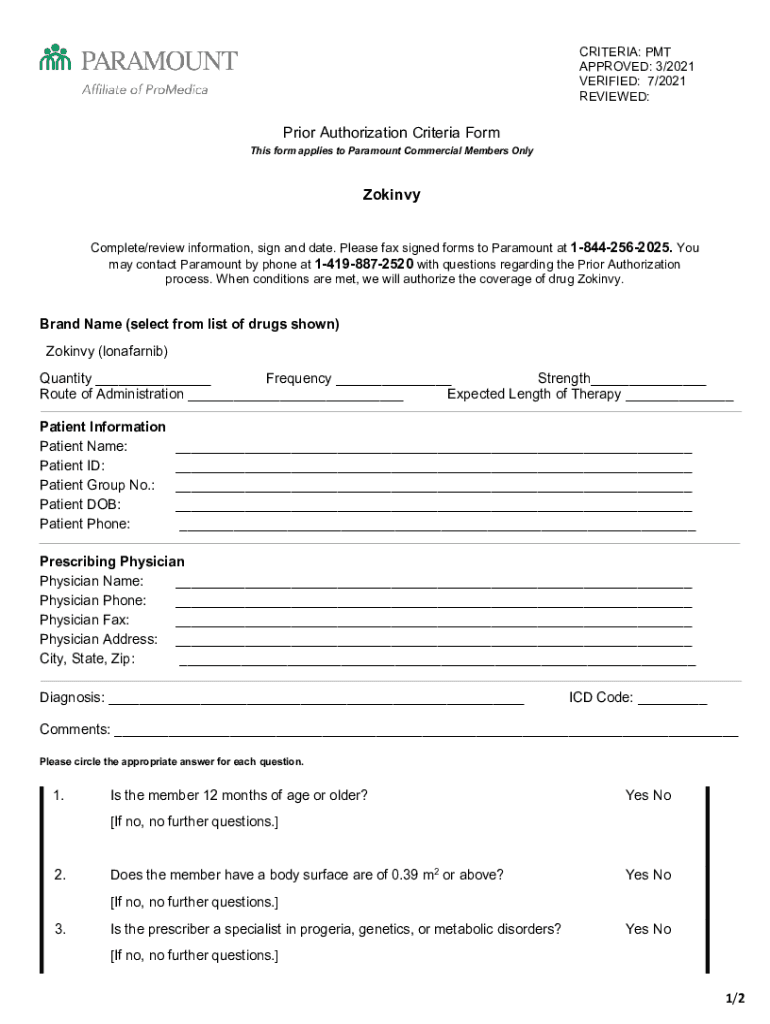 Fillable Online Prior Authorization Request Form - P3 Health Partners Fax Email Print - pdfFiller