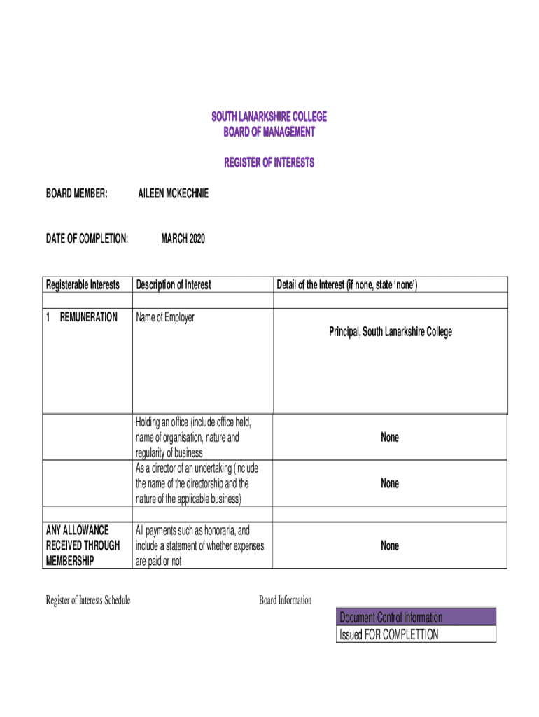 Fillable Online The four tiers of conflict of interest faced by board ...