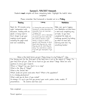 Fillable Online Types of Homework and Their Effect on Student ...