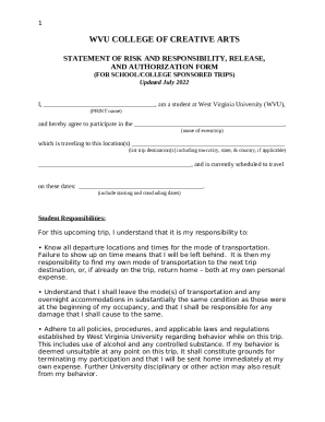ENROLLMENT AUTHORIZATION WVU Access - ccarts wvu Doc Template | pdfFiller