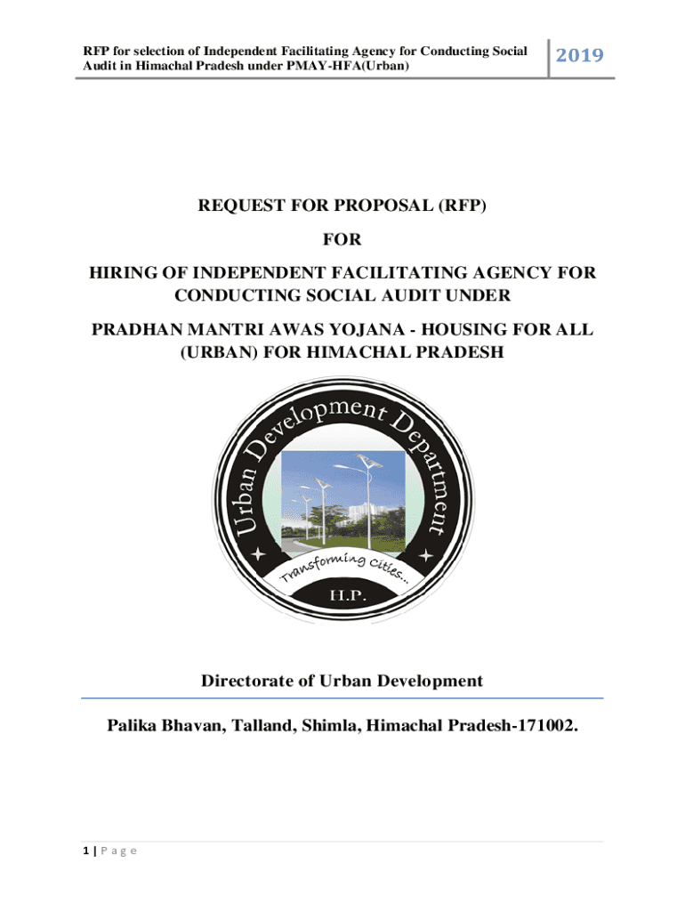 Fillable Online request for proposal (rfp) - Urban Development ...