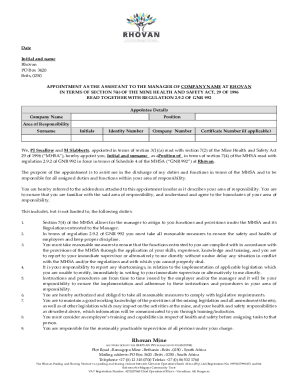Fillable Online Rhovan Mine Fax Email Print - pdfFiller