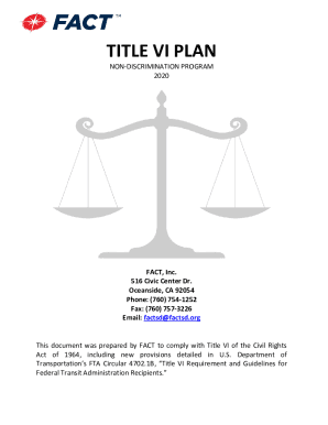 Fillable Online notifying the public of rights under title vi Fax Email ...