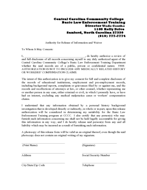 Fillable Online Central Carolina Community College Basic Law ...