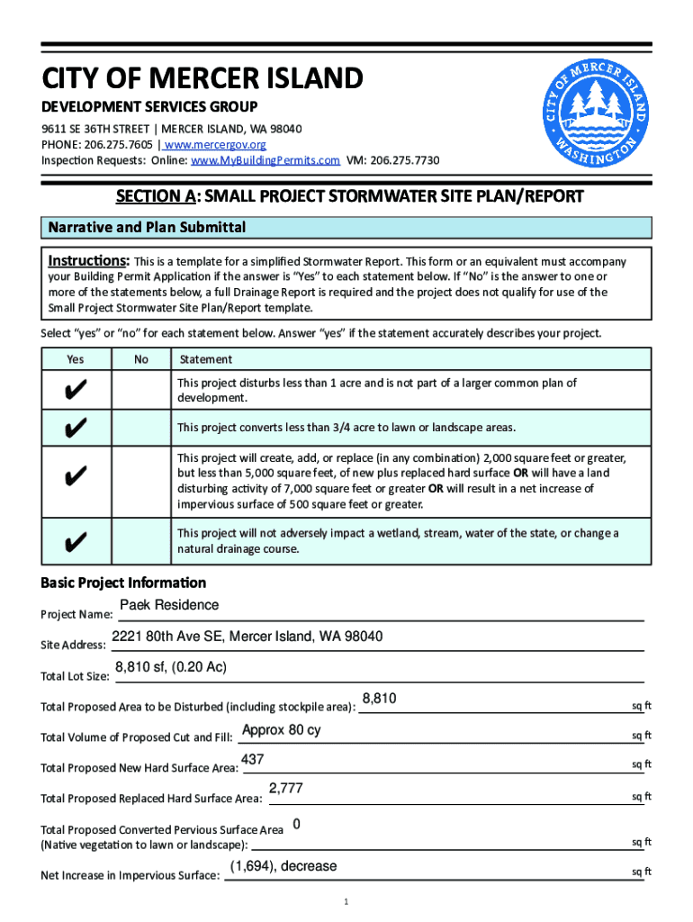 Fillable Online Instructions: This is a template for a simplified ...