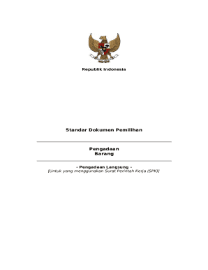 LEMBAGA KEBIJAKAN PENGADAAN ... - pa rantau prapat Doc Template | pdfFiller