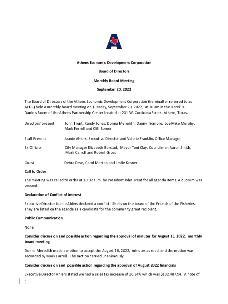 Fillable Online Athens Economic Development Corporation - Clever Mutt ...