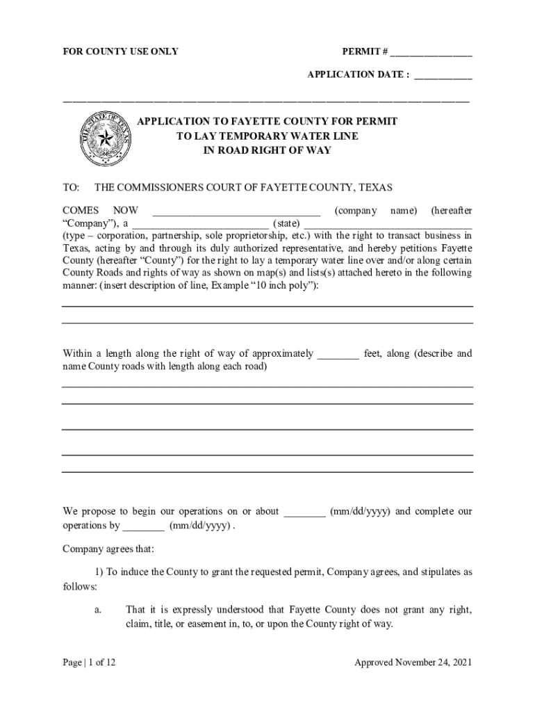 Fillable Online Commercial Permits - Building Permits and Inspection Fax Email Print - pdfFiller