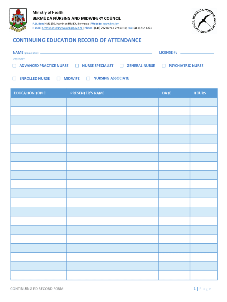 Fillable Online Nurse Application Form for Renewal of Registration Fax ...