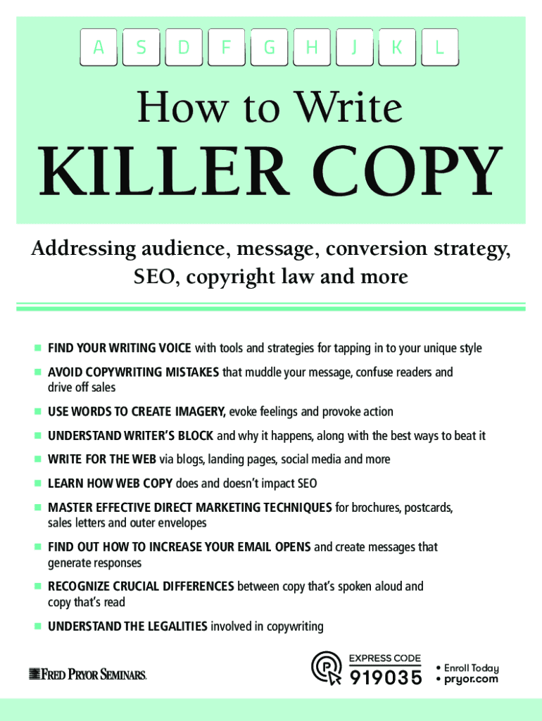 Fillable Online 15 Conversion Copy Tips Every SEO Writer Needs to Know ...