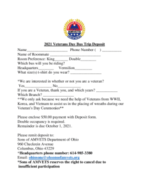 Fillable Online VETERAN APPLICATION - Honor Flight Central Florida Fax ...