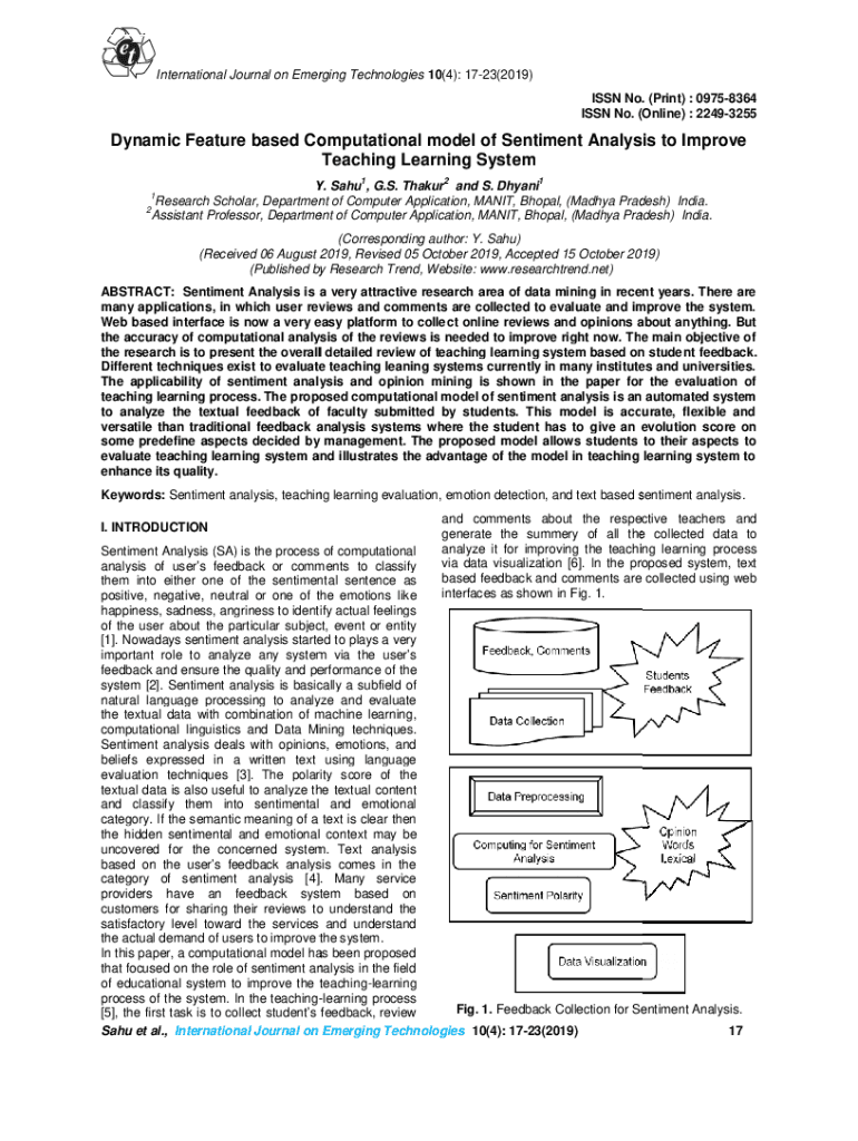 Fillable Online Topic Modeling And Sentiment Analysis Of Online
