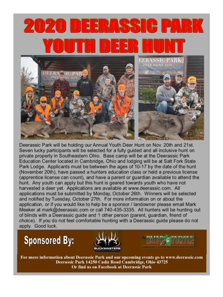 Fillable Online National Whitetail Deer Education - Nonprofit Explorer ...